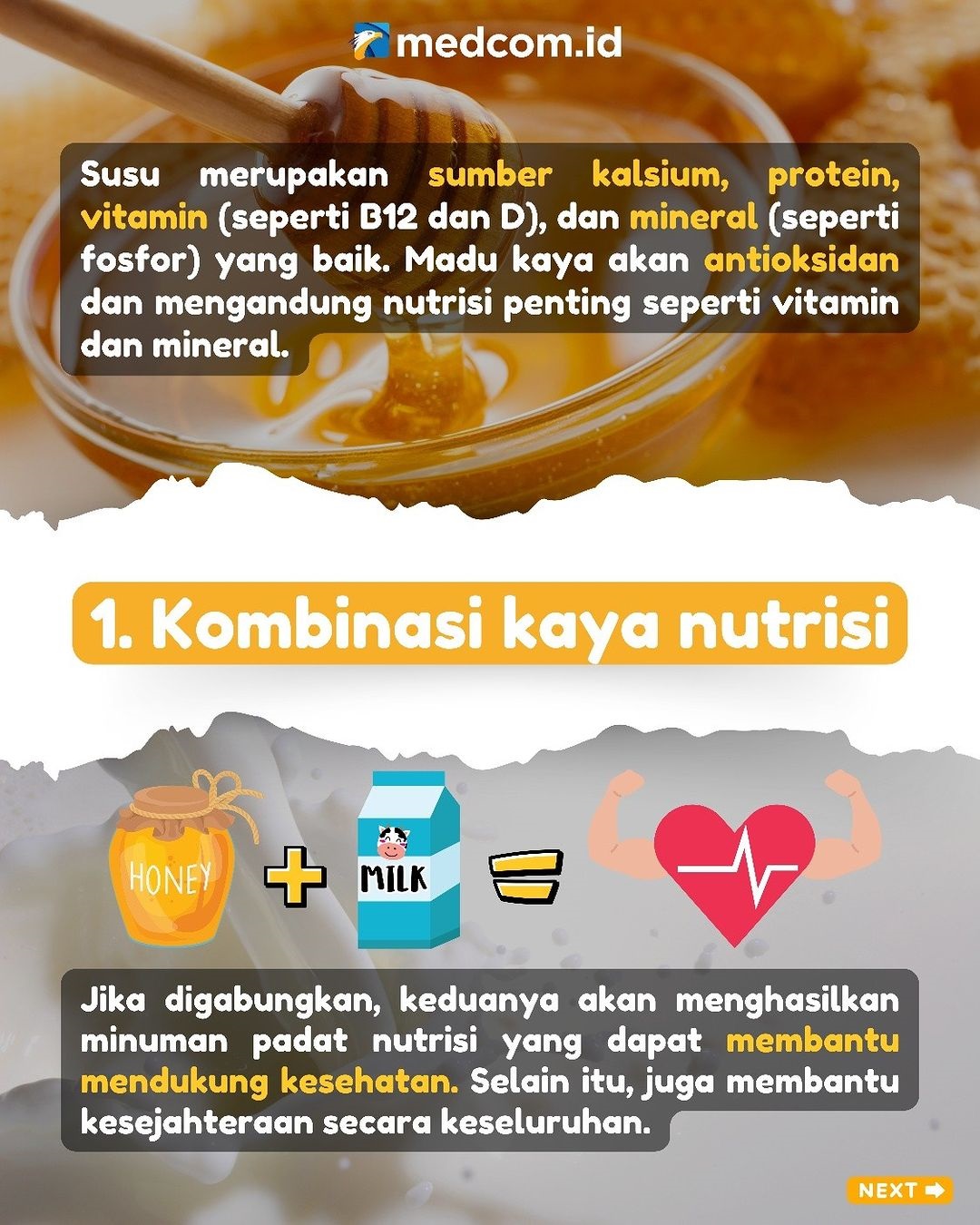 Manfaat Minum Susu Dicampur Madu