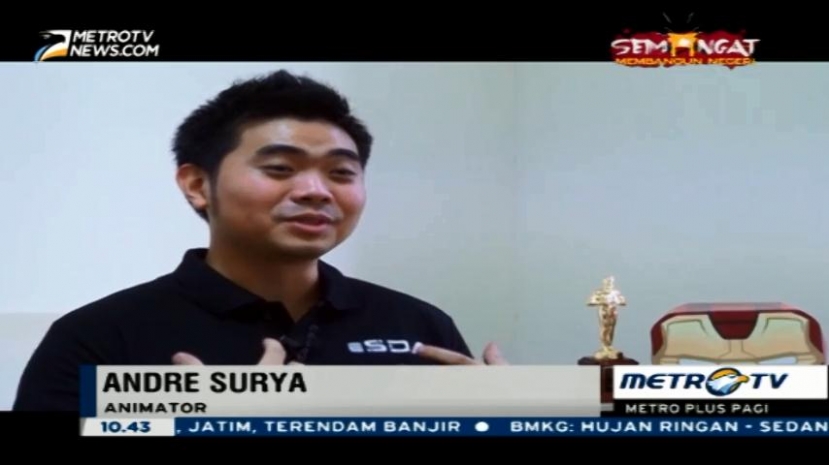 Andre Surya, Animator Film Hollywood Asal Indonesia