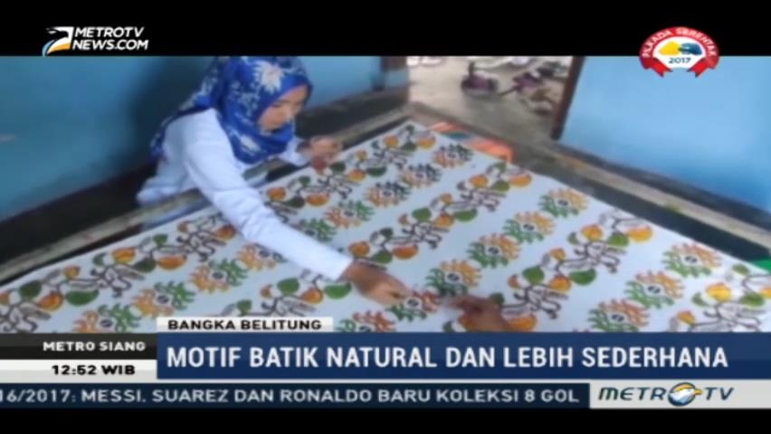 Mengintip Pembuatan Batik Pakis Khas Bangka Belitung
