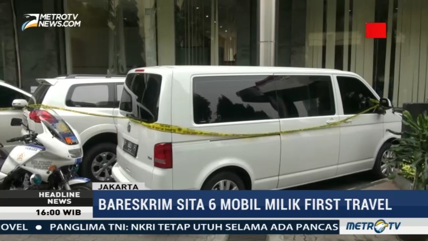 Bareskrim Sita Enam Mobil Milik First Travel