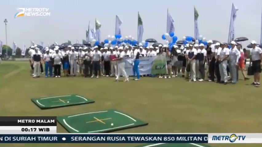 Turnamen Golf di PIK Diikuti Ratusan Peserta