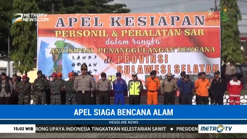 Tim Gabungan Tni Polri Gelar Apel Siaga Bencana Alam