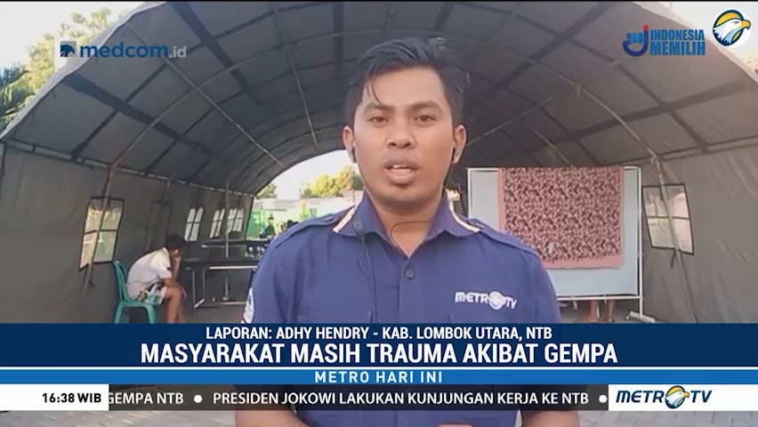 Gempa Susulan Terjadi, Warga Lombok Takut Masuk Rumah - Medcom.id Gempa Susulan Terjadi, Warga Lombok Takut Masuk Rumah - Medcom.id