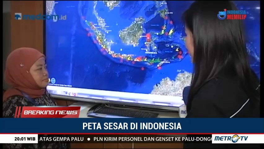 Peta Sesar di Indonesia