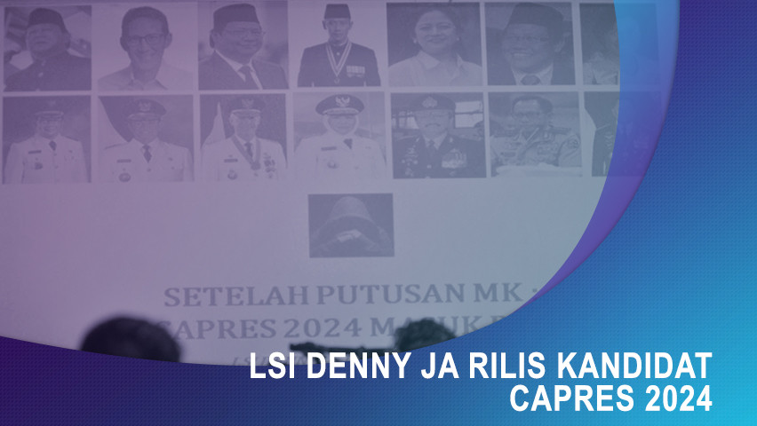 15 Kandidat Capres 2024 Versi LSI Denny JA