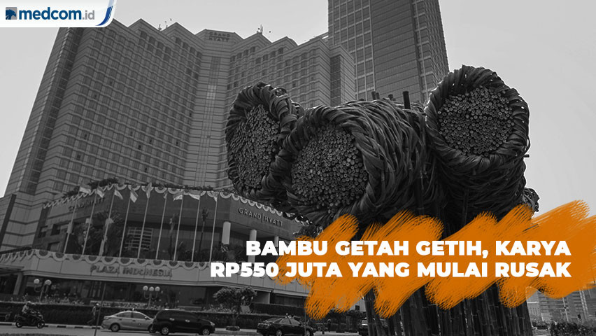 Bambu Getah Getih, Karya Rp550 Juta yang Mulai Rusak