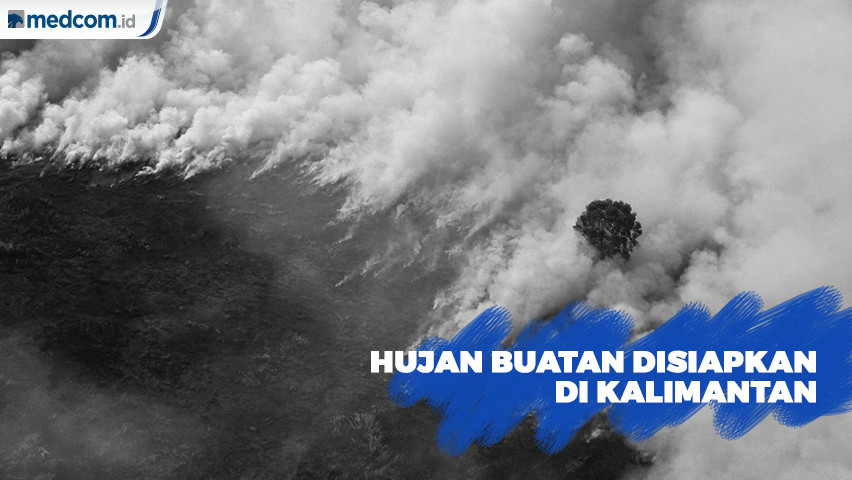 Hujan Buatan di Kalimantan