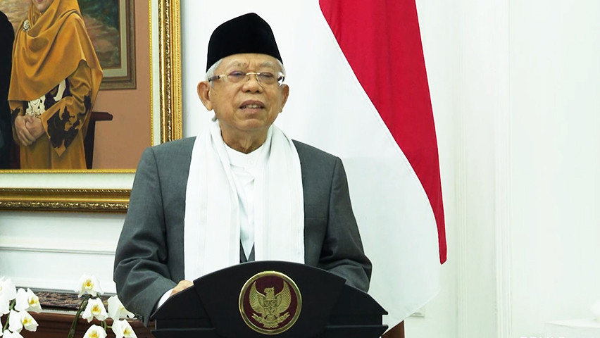 Maruf Amin Ajak Umat Muslim Minta Pertolongan Allah Menghadapi Pandemi