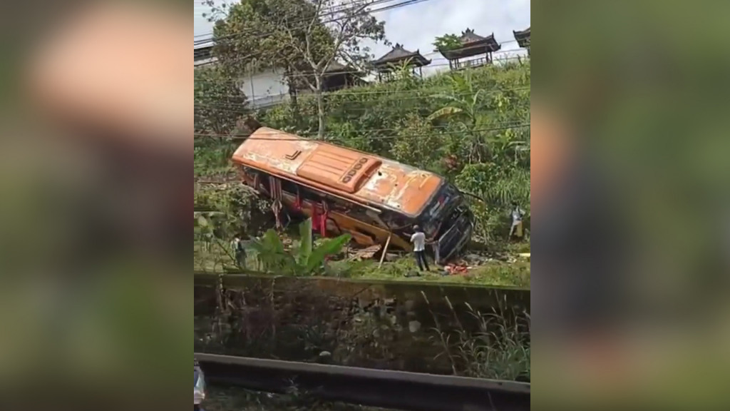 Tabrakan Beruntun Bus Pariwisata di Bali, Diduga Rem Blong