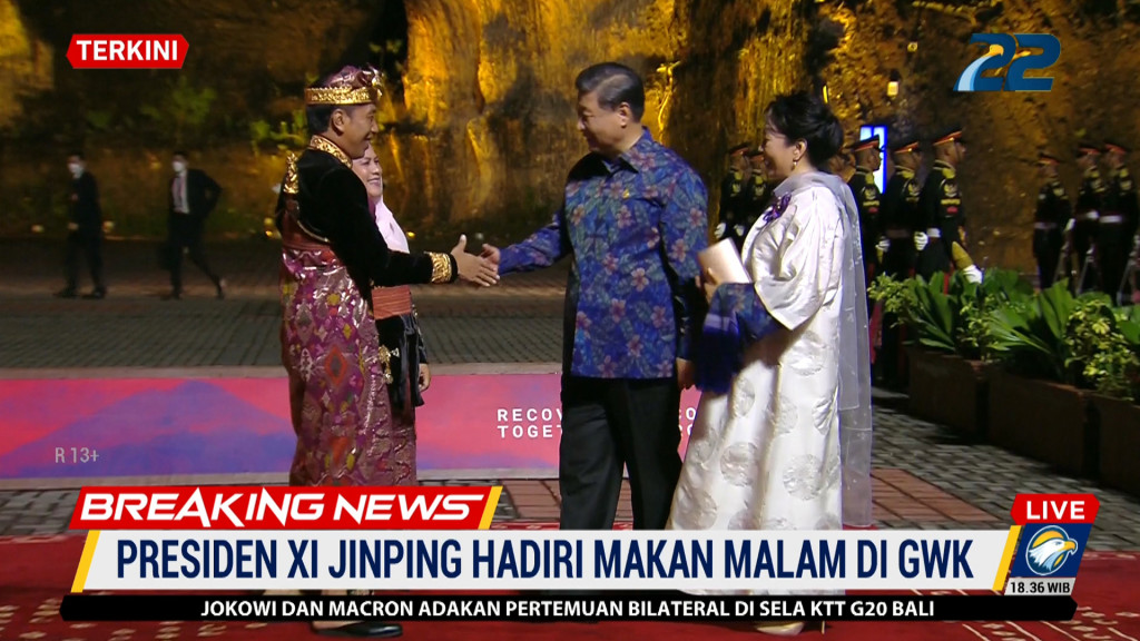 Presiden Joko Widodo Jamu Para Kepala Negara dan Delegasi KTT G20 di GWK Presiden Joko Widodo Jamu Para Kepala Negara dan Delegasi KTT G20 di GWK