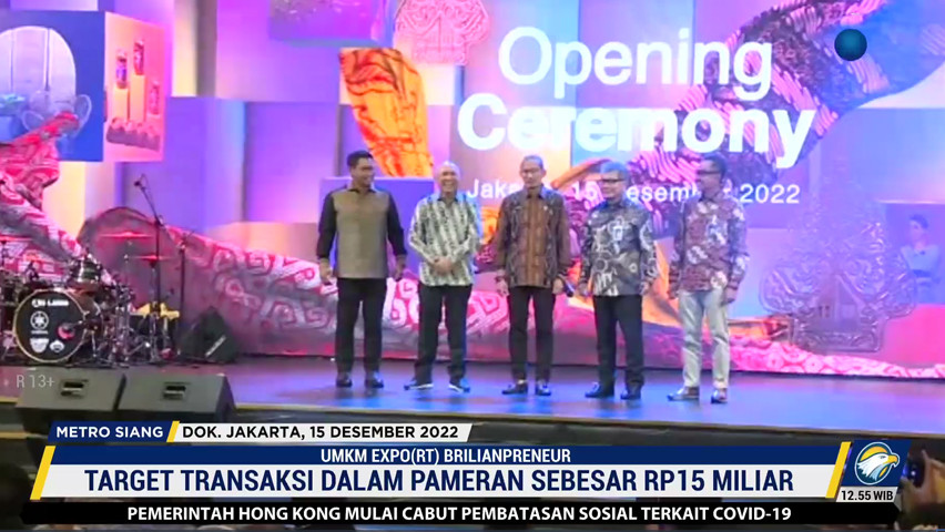 UMKM EXPO(RT) BRIlianpreneur 2022 Dorong Pelaku UMKM GO Global UMKM EXPO(RT) BRIlianpreneur 2022 Dorong Pelaku UMKM GO Global