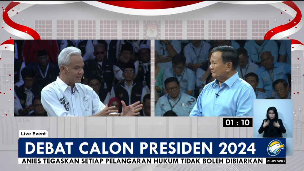Prabowo Tanya Soal Pengangguran, Begini Jawaban Ganjar Prabowo Tanya Soal Pengangguran, Begini Jawaban Ganjar