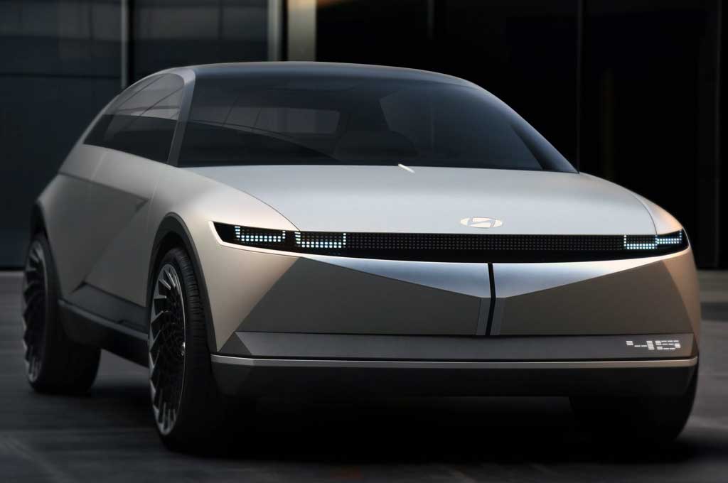 Mobil Listrik Retro Hyundai 45 EV Concept