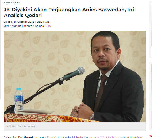 [cek Fakta] Jusuf Kalla Akan Dukung Penuh Anies Baswedan Pada Pilpres