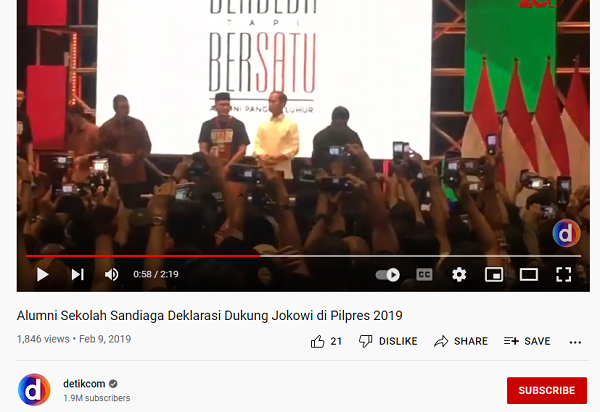 [Cek Fakta] Video Jokowi Hadiri Deklarasi Dukungan Alumni Pangudi Luhur ...