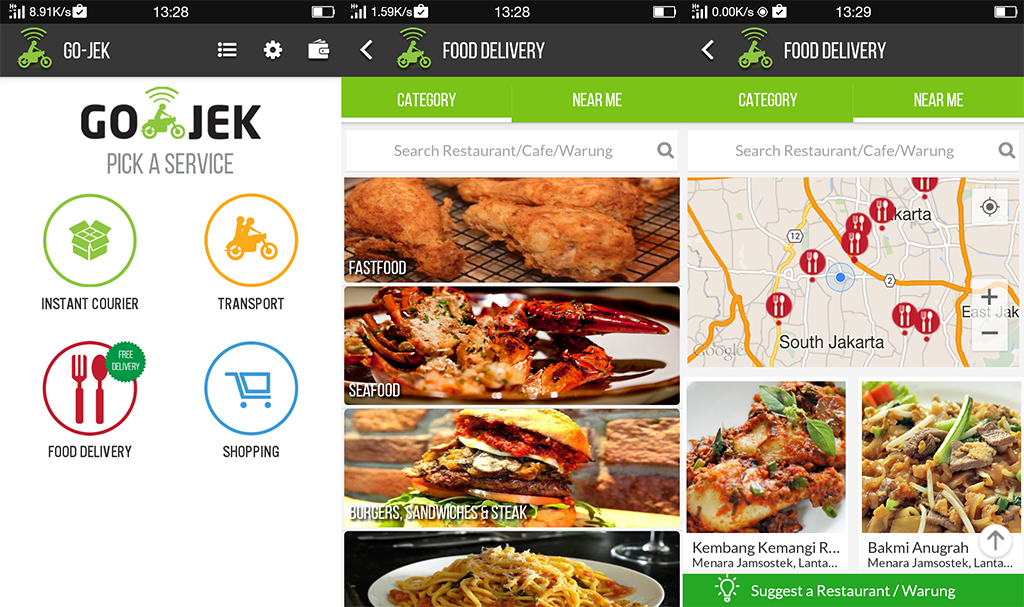 GO-JEK Tawarkan Pesan-Antar Makanan dari 15 Ribu Restoran di Jakarta