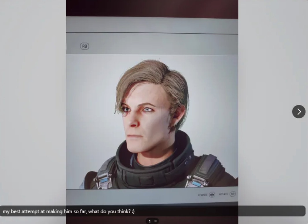 Di Starfield Bisa Bikin Wajah David Bowie Sampai Shrek