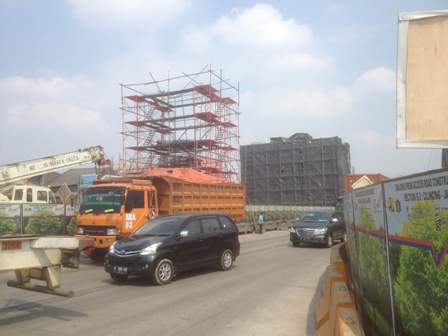Begini Kondisi Tiang Tol Akses Tanjung Priok yang Dibongkar