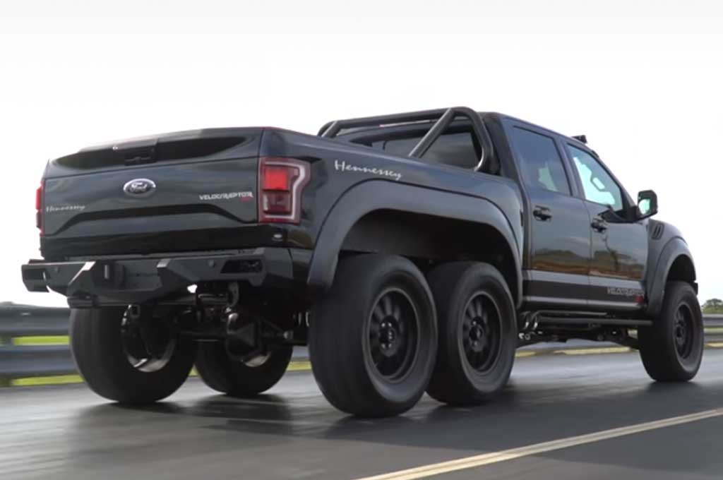 Ford Raptor Pickup, Makin Ekstrim Berpenggerak 6 x 6