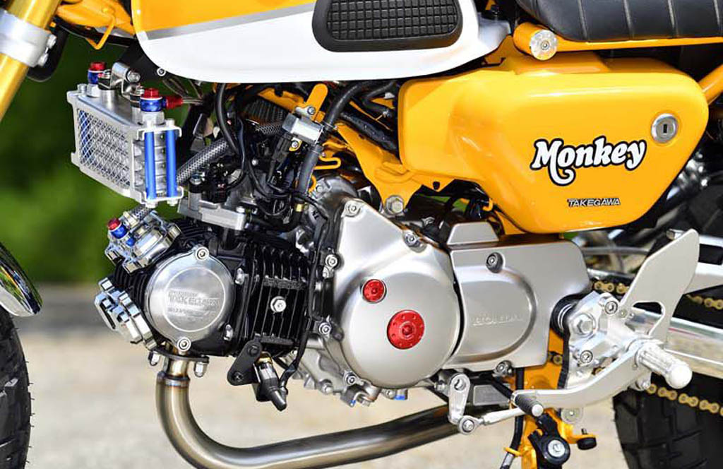 Honda Monkey 125 Tampil Ekstrim di Tangan Takegawa
