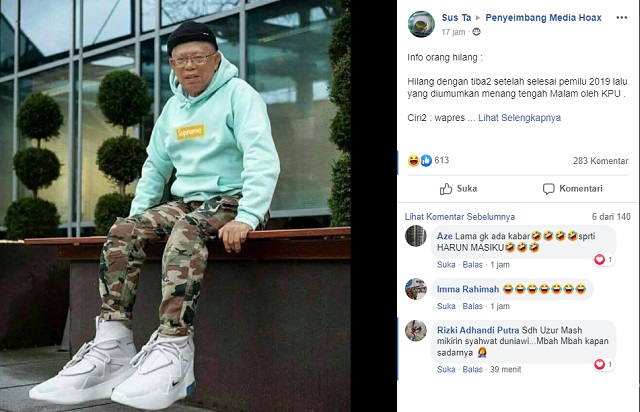 [Cek Fakta] Dikabarkan Wapres Maruf Amin Menghilang Usai Pemilu 2019?