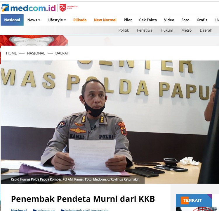 [Cek Fakta] Usai Teror Warga di Papua, OPM Siap Buru Banser? Ini Faktanya