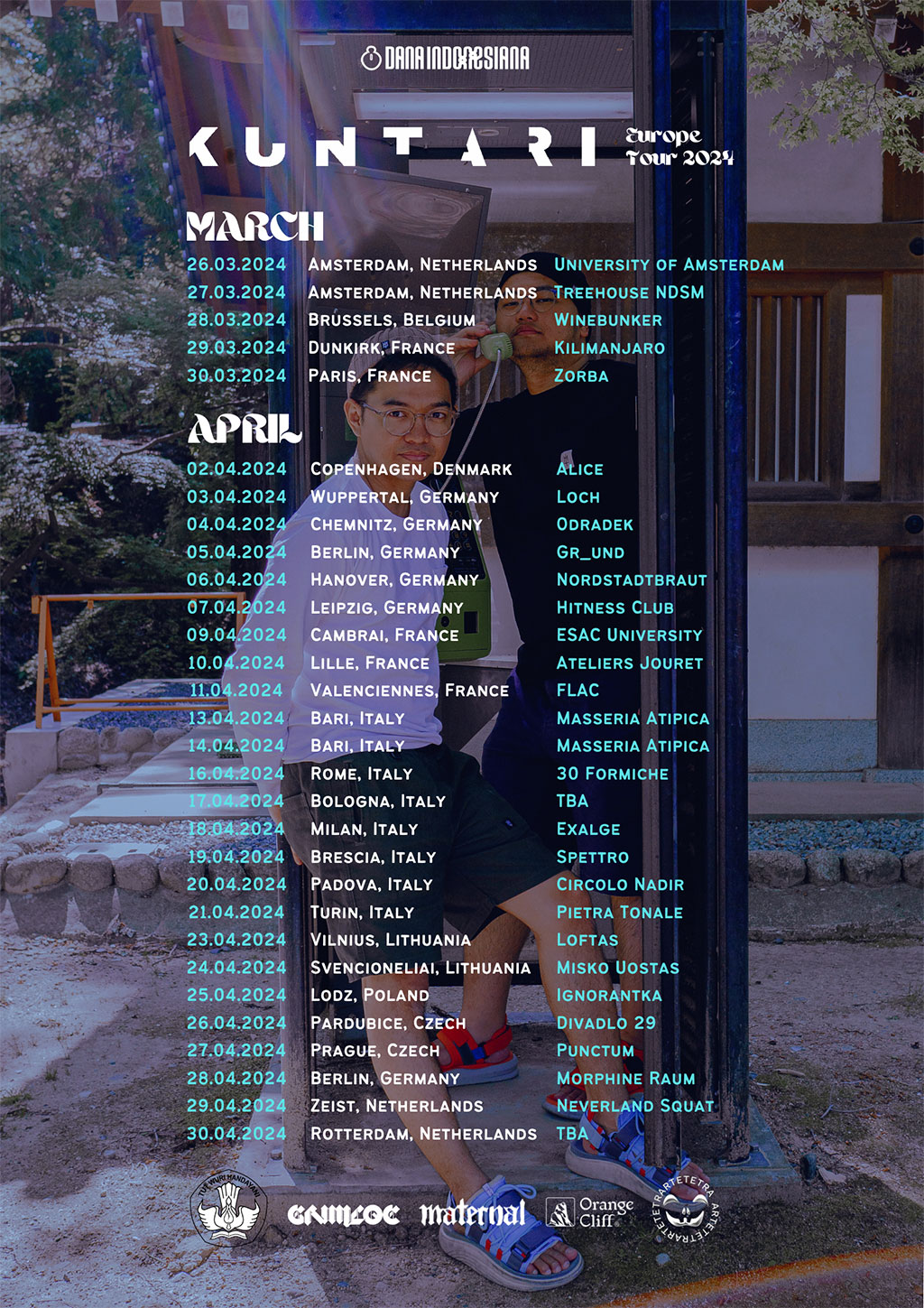 Kuntari, Duo Primal-core Indonesia Tur Eropa 9 Negara