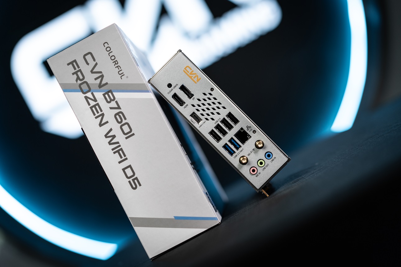 Motherboard Mungil Colorful B760I untuk Prosesor Intel Gen 14